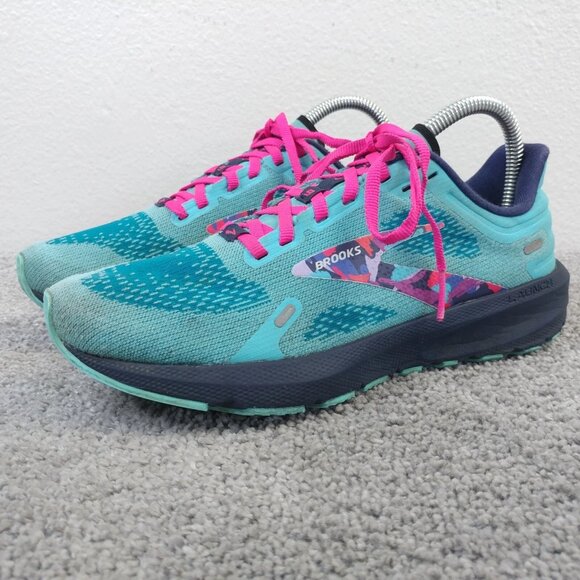Brooks | Shoes | Brooks Launch 9 Gts Womens Size 7 Running Shoes Blue ...
